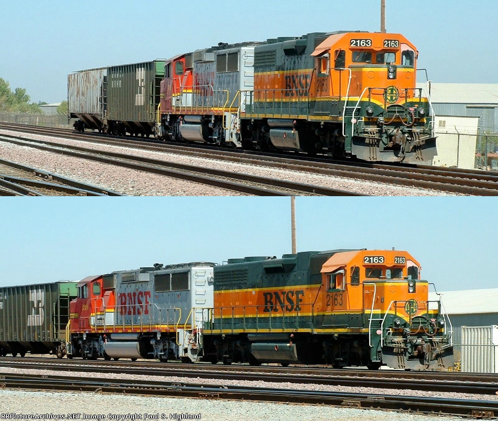 BNSF 2163 and 139
